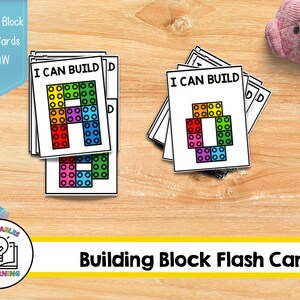 ABC Building Block Printable Worksheets - Brick Building Challenge STEM ...