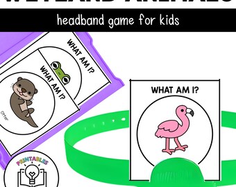 Who Am I? Headbands Game - Desert Animals Edition - Etsy