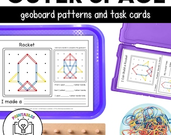 Christmas Geoboards | Task Cards and Full Mat Geoboard Activities - Etsy