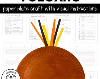 Cow Paper Plate Craft With Visual Instructions - Etsy