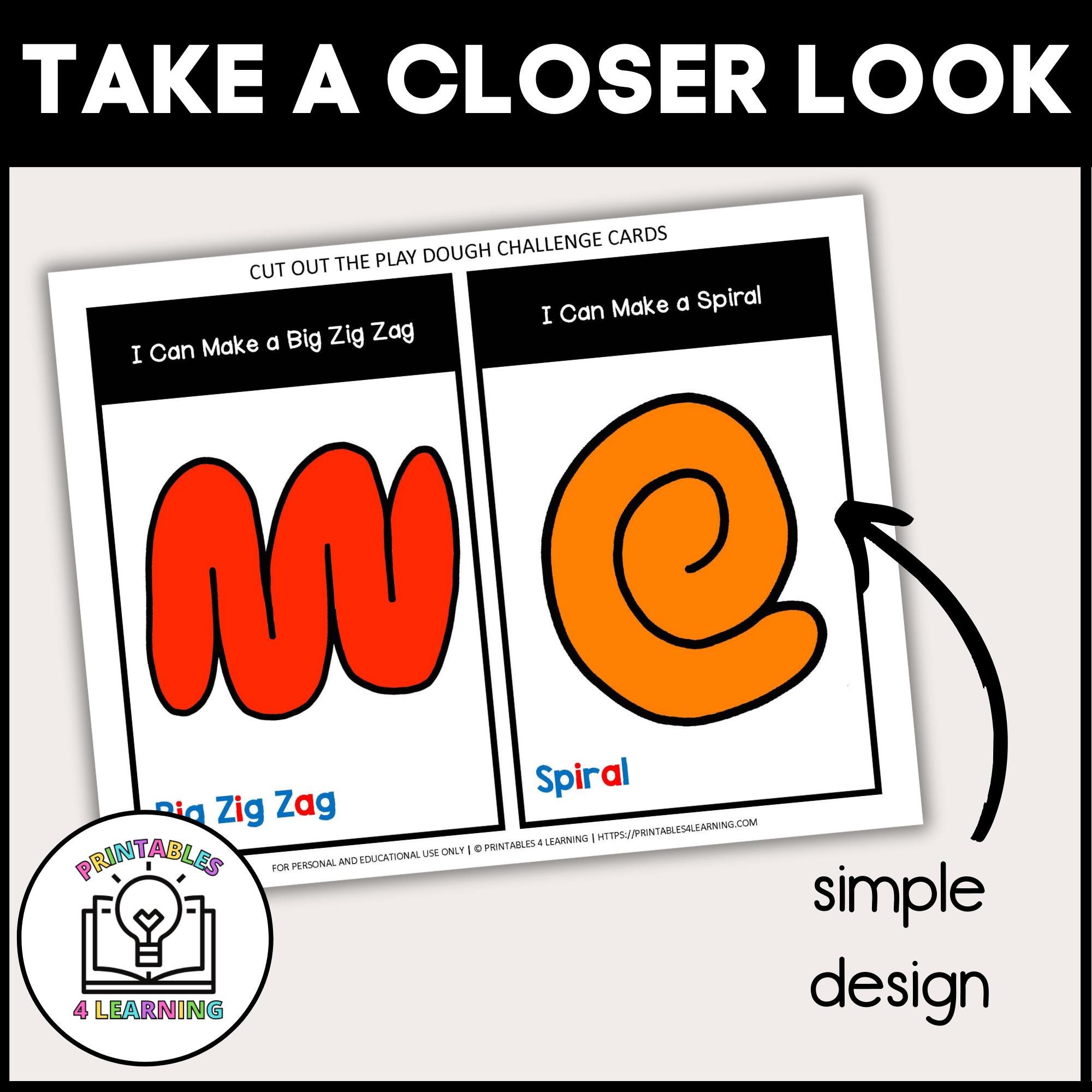 Fine Motor Play Dough Task Cards - Etsy