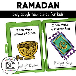 Ramadan Playdough Task Cards | Holidays Around the World Activity - Etsy