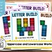 ABC Building Block Printable Worksheets - Brick Building Challenge STEM ...