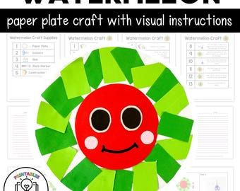 Water Cycle Paper Plate Craft With Visual Instructions - Etsy