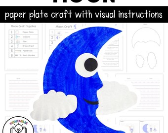 Day and Night Craft - Paper Plate Kindergarten Craft - Sun and Moon ...