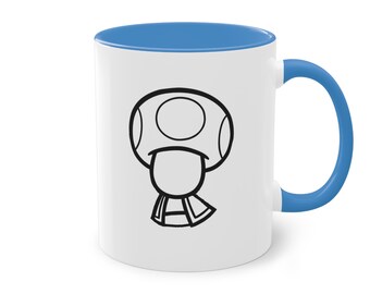 Super Mario Toad Mug - Etsy
