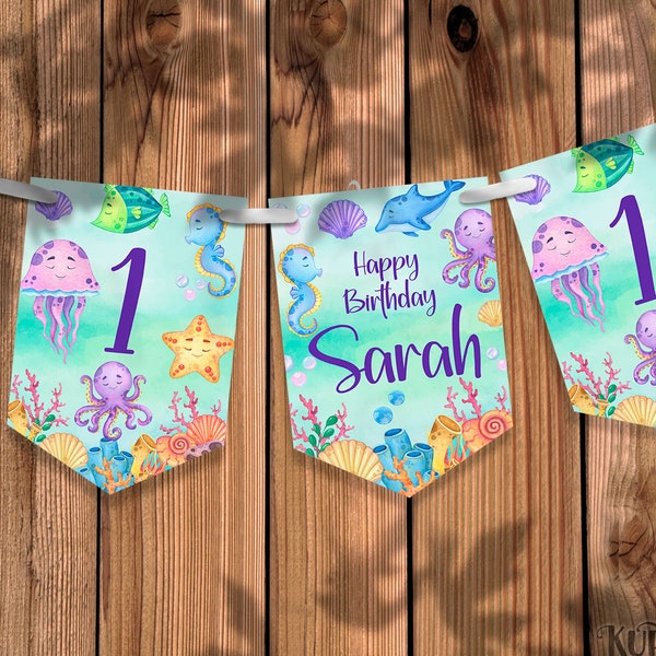 Sea Creatures Banner - Etsy