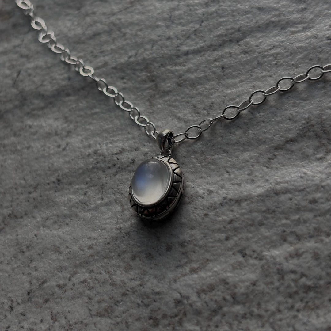 Divine Feminine Moonstone Necklace Pretty Crystal Pendant |peace of ...