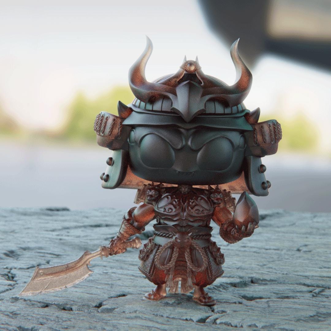 BFG - Chibi Tenjin | Sculpt | Black Forge Games - Etsy