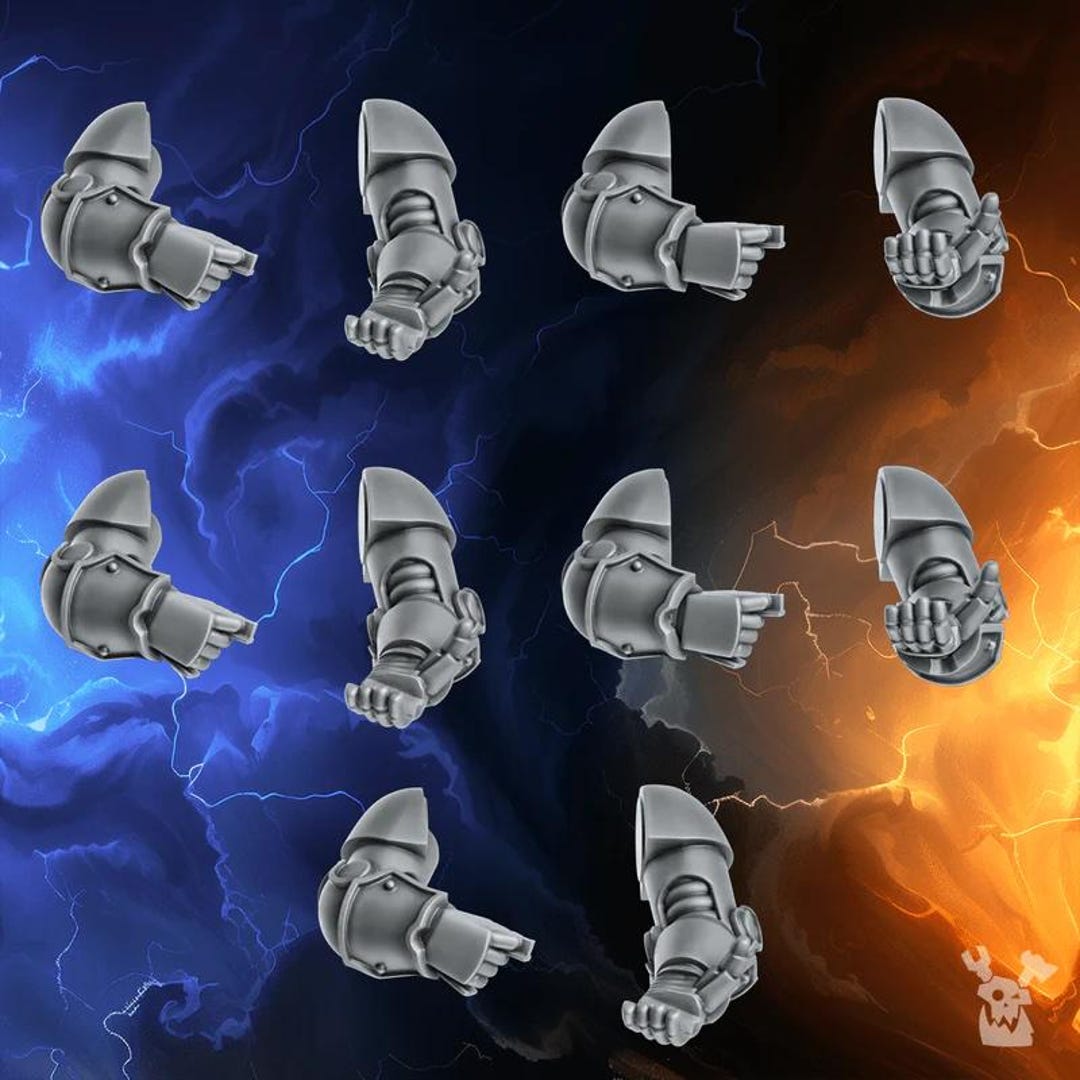 Princeps Cohort Two-handed Grip Arms Set X5/ Tabletop Model / Wargaming ...