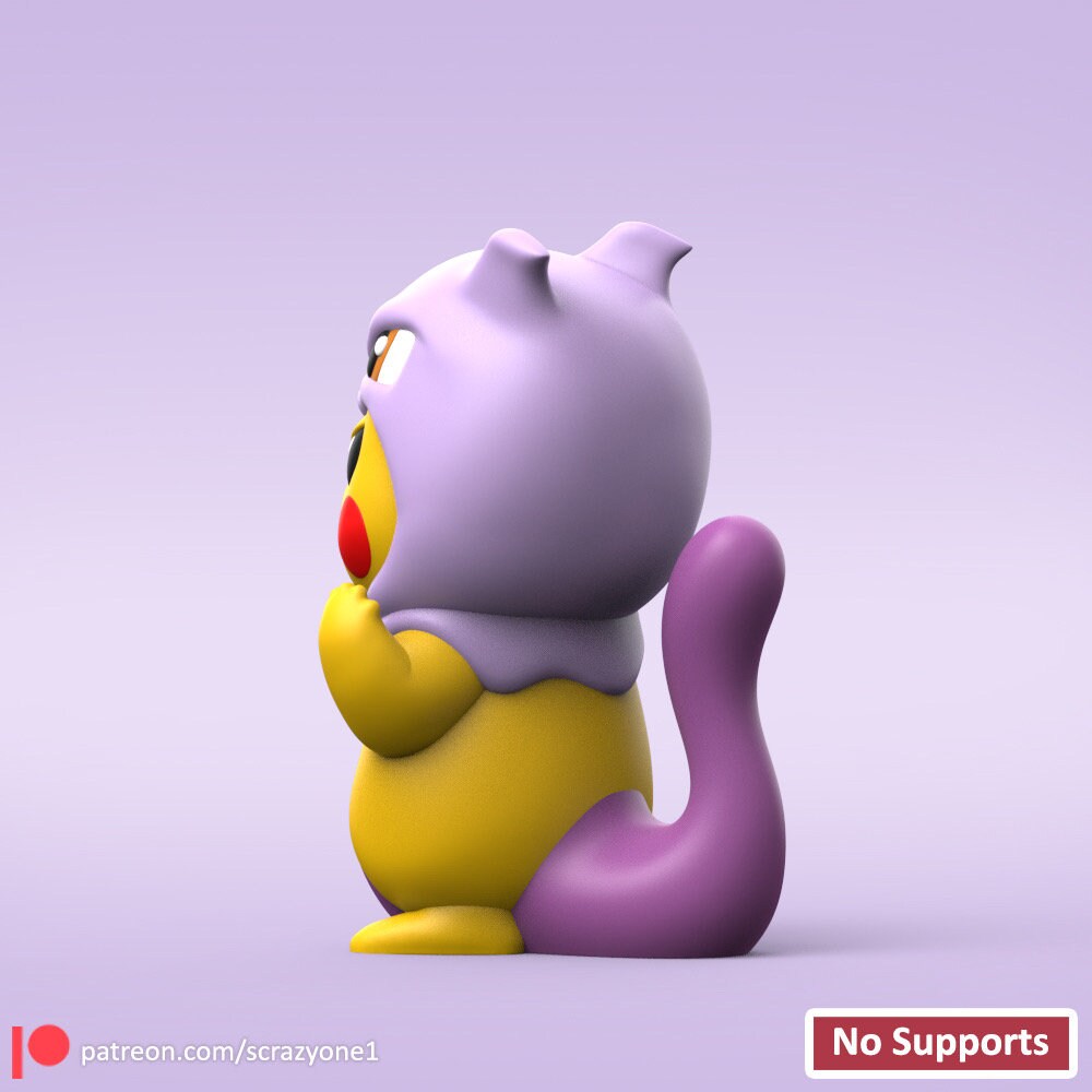 Pikachu Cosplay Mewtwo Designed by Scrazyone1 - Etsy