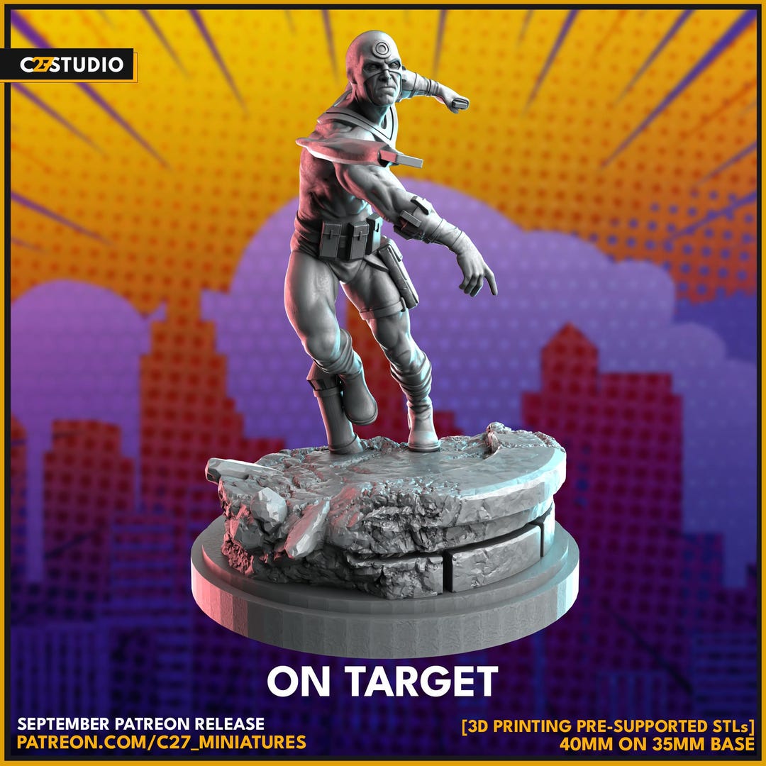 On Target Crisis Protocol Proxy Marvel Fan Art 3d Printed TTRPG ...