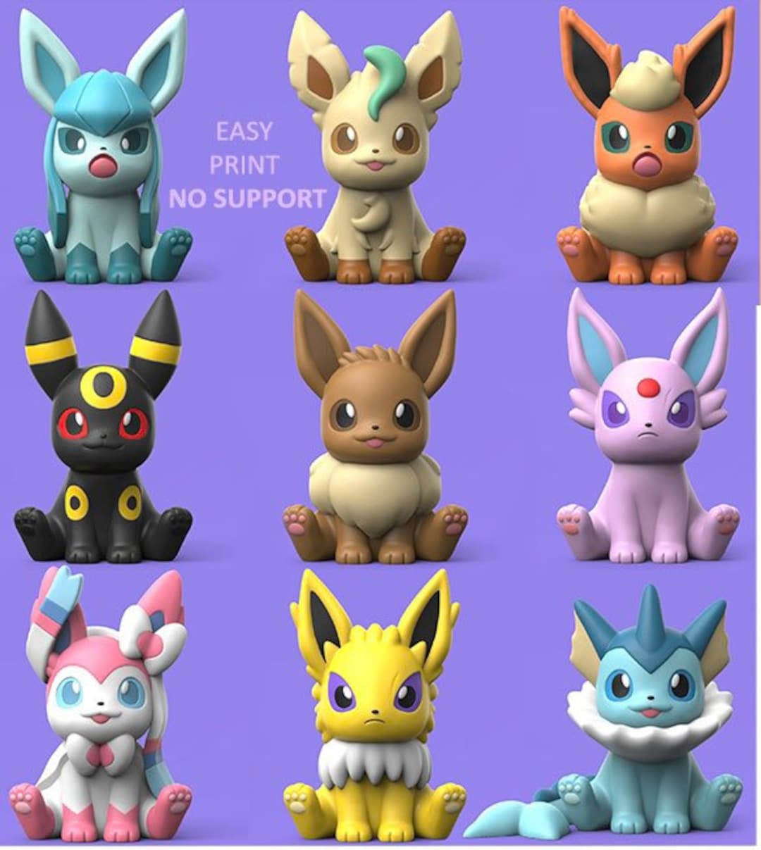 Eevee Evolution Line Designed by Scrazyone1 - Etsy
