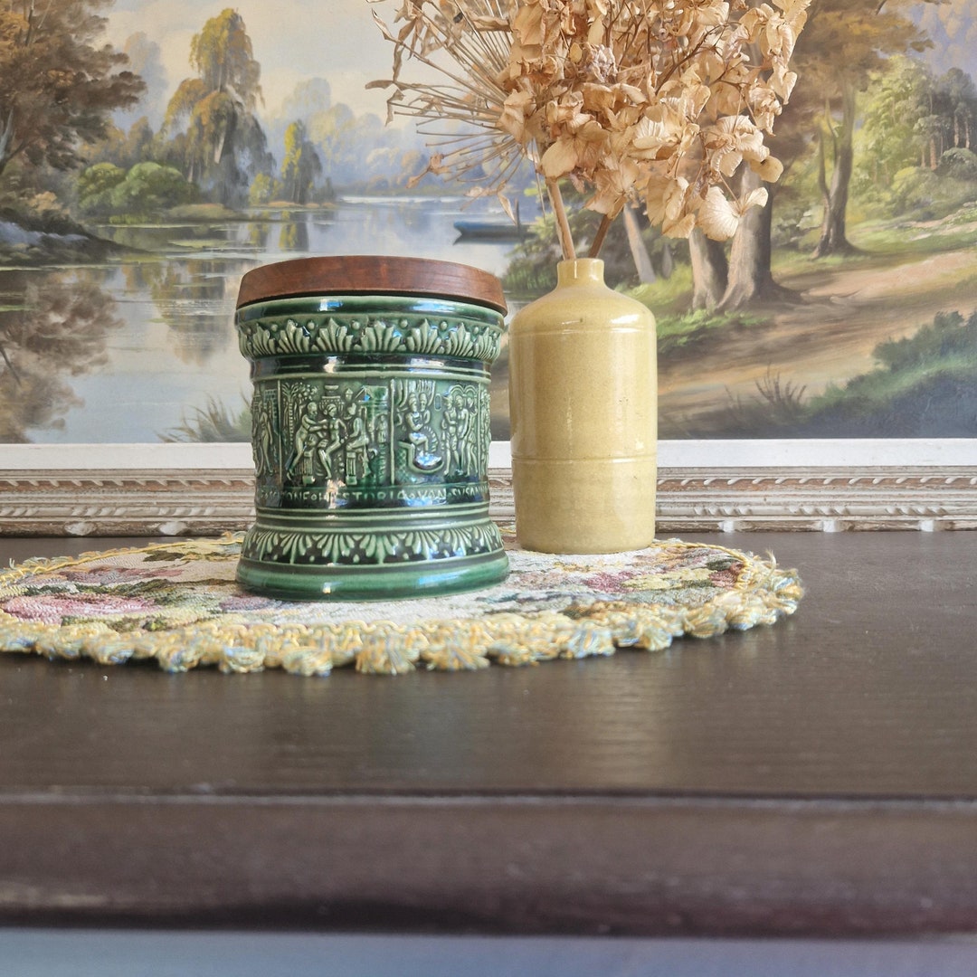 West Germany MARZI ET REMY Ceramic Tobacco Pot Cigar Humidor Box - Etsy