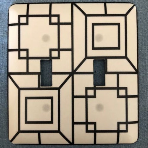 Art Deco Light Rig Switch Plate 8004A - Etsy