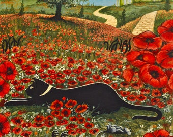 Wizard of Oz Poppy Print - Etsy