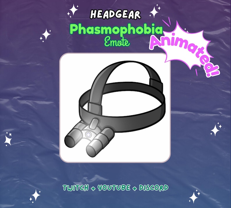 Animated Phasmophobia Headgear Twitch Youtube Emote - Etsy