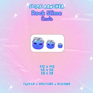 Slime Rancher Rock Animated Twitch Youtube Emote - Etsy