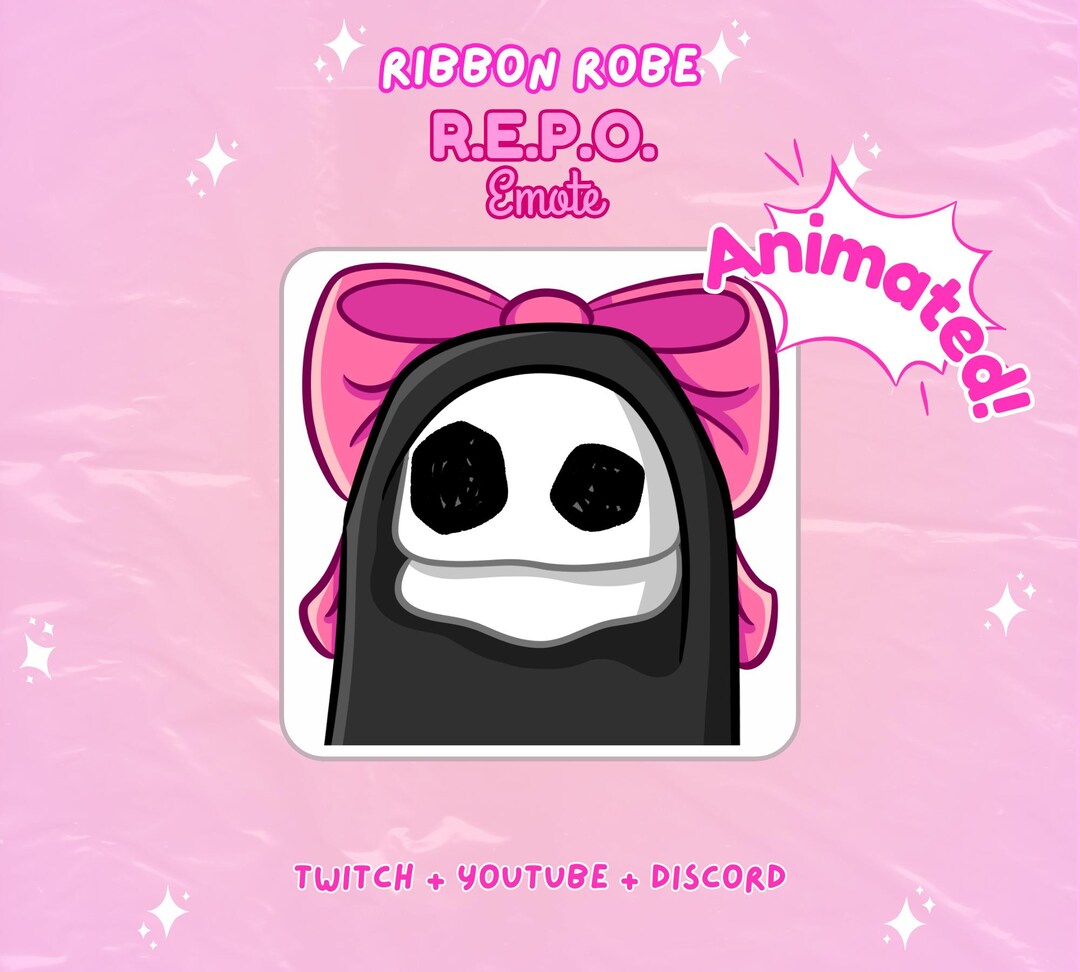 R.E.P.O Ribbon Robe Animated Emote Twitch Youtube Discord Streams - Etsy