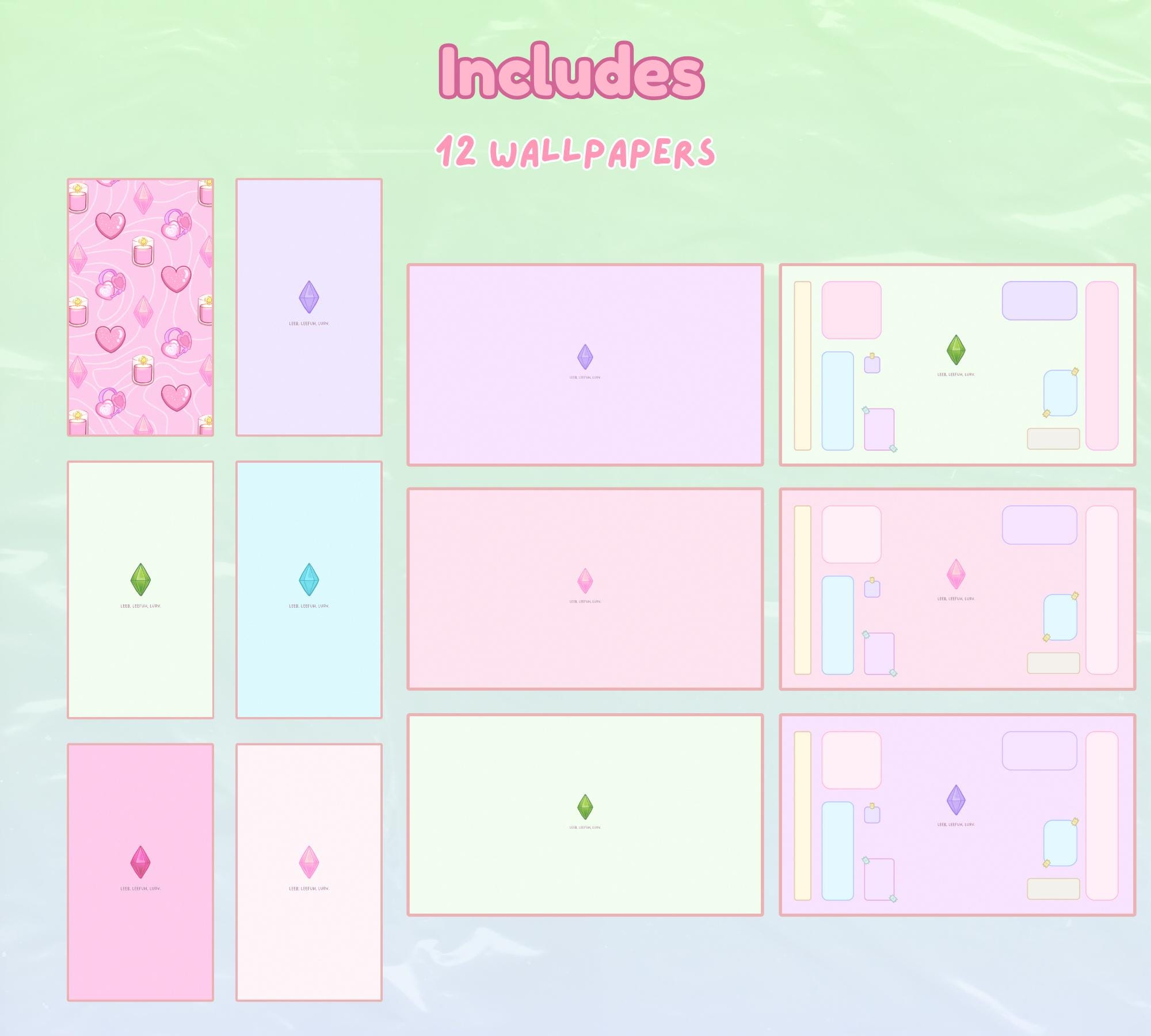 Simmer Computer Desktop Theme Wallpaper Organizer Set - Etsy