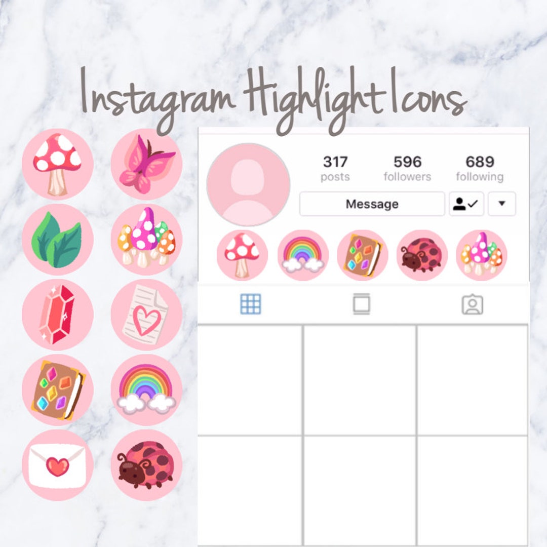 Fantasy Instagram Highlight Icons - Etsy