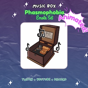 Animated Phasmophobia Music Box Twitch Youtube Emote - Etsy