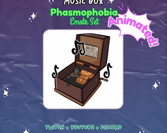 Animated Phasmophobia Music Box Twitch Youtube Emote - Etsy