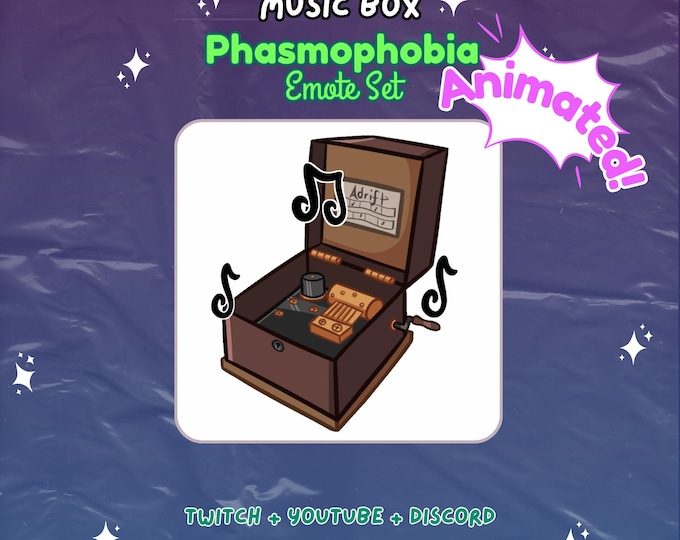 Animated Phasmophobia Music Box Twitch Youtube Emote - Etsy