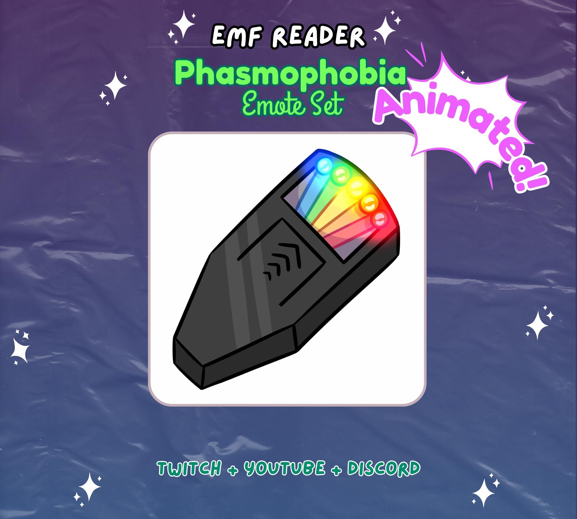 Animated Phasmophobia EMF Twitch Youtube Emote - Etsy
