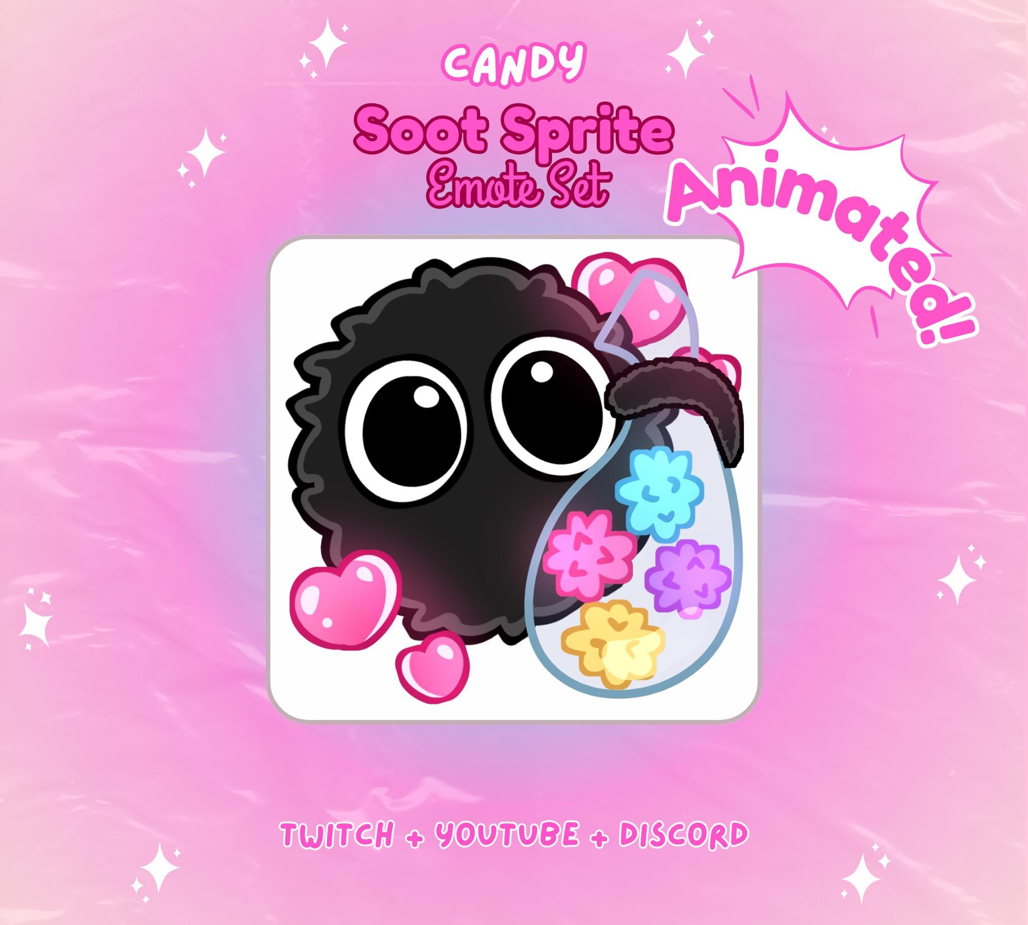 Soot Animated Candy Sprite Twitch Youtube Emote - Etsy