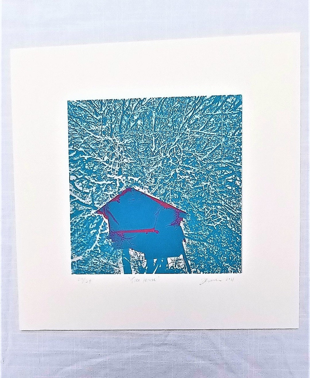 Limited Edition Original Signed Silkscreen Print 'HLG' by Artist Jane ...