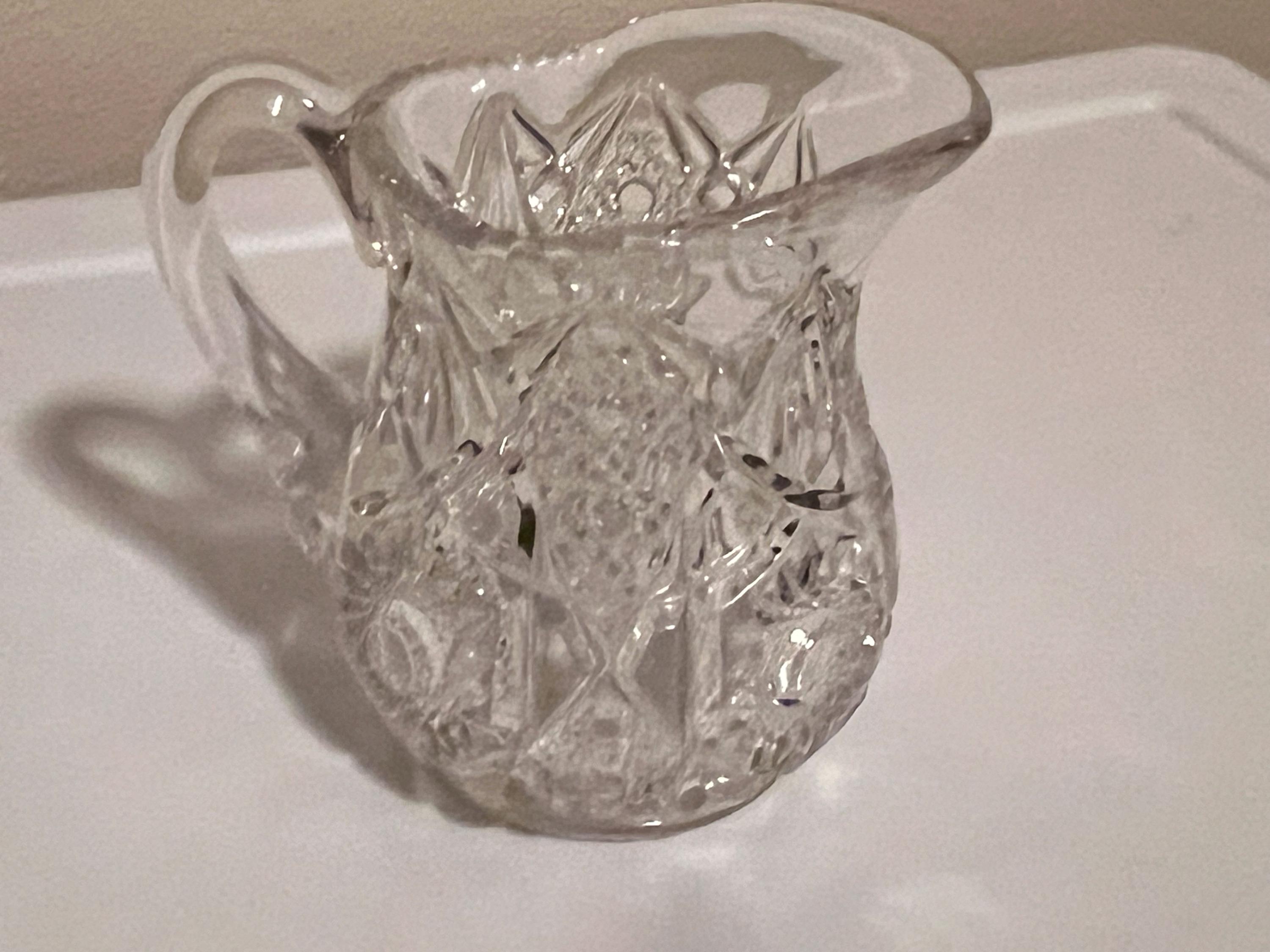 Crystal Creamer Pitcher - Etsy