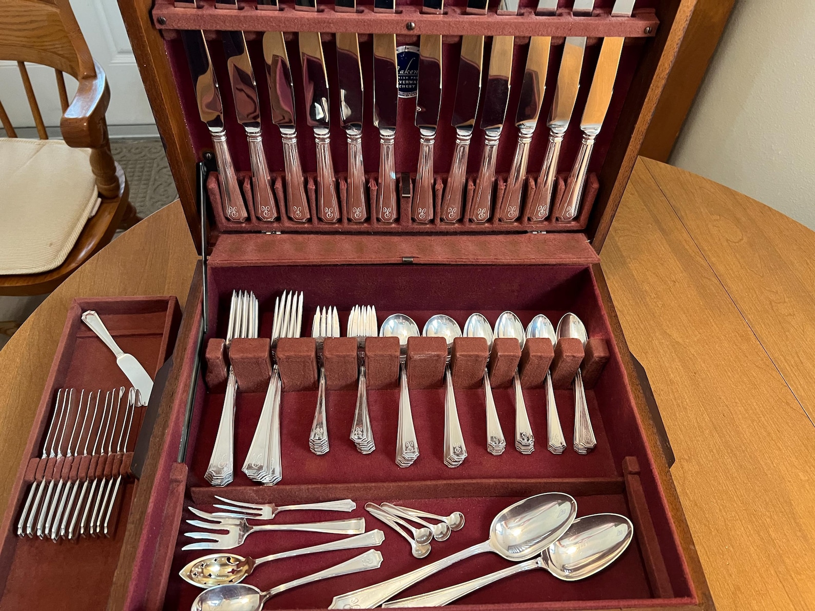 Gorham Fairfax Sterling Silver 94 Piece Set Service for 12 - Etsy