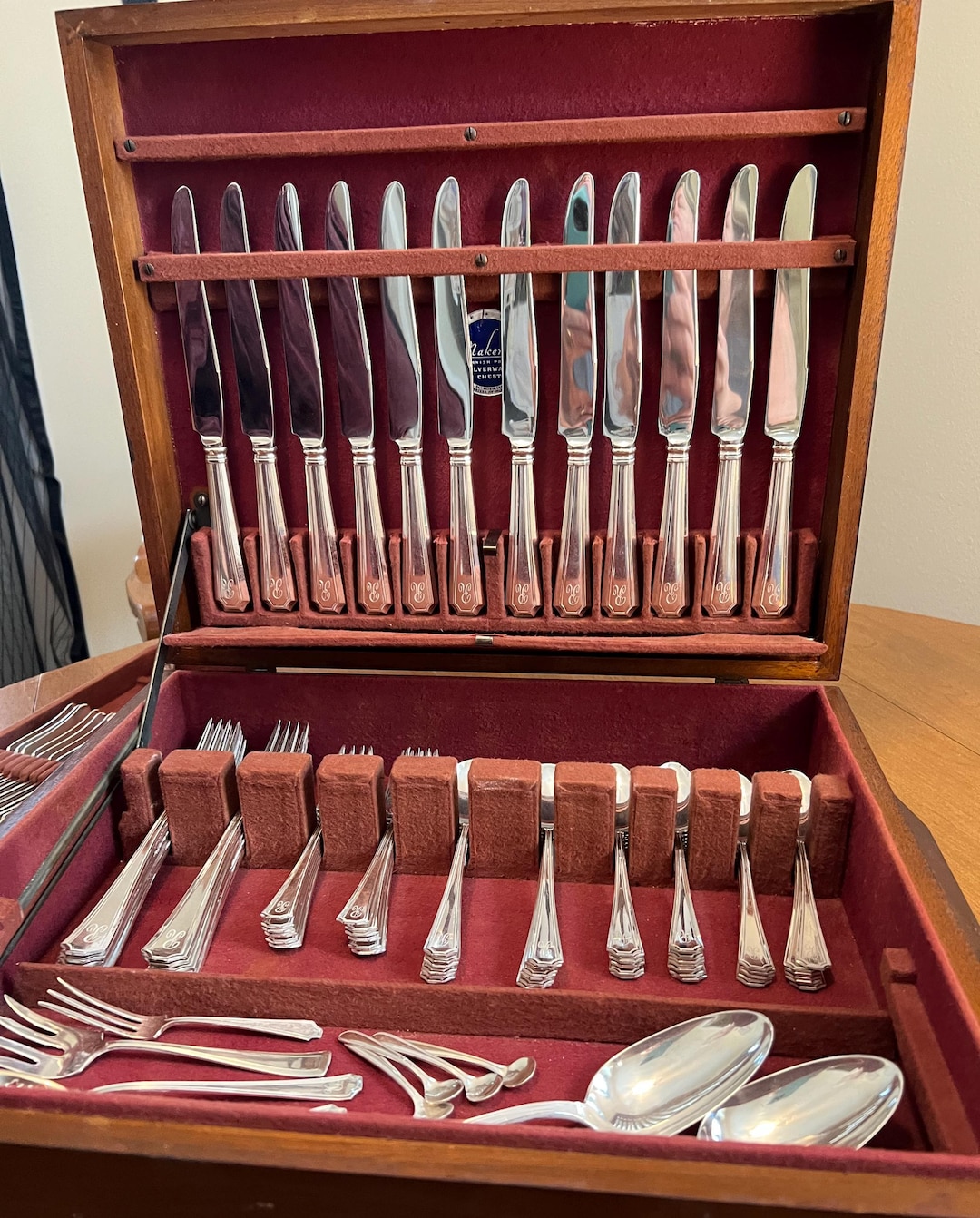 Gorham Fairfax Sterling Silver 94 Piece Set Service for 12 - Etsy