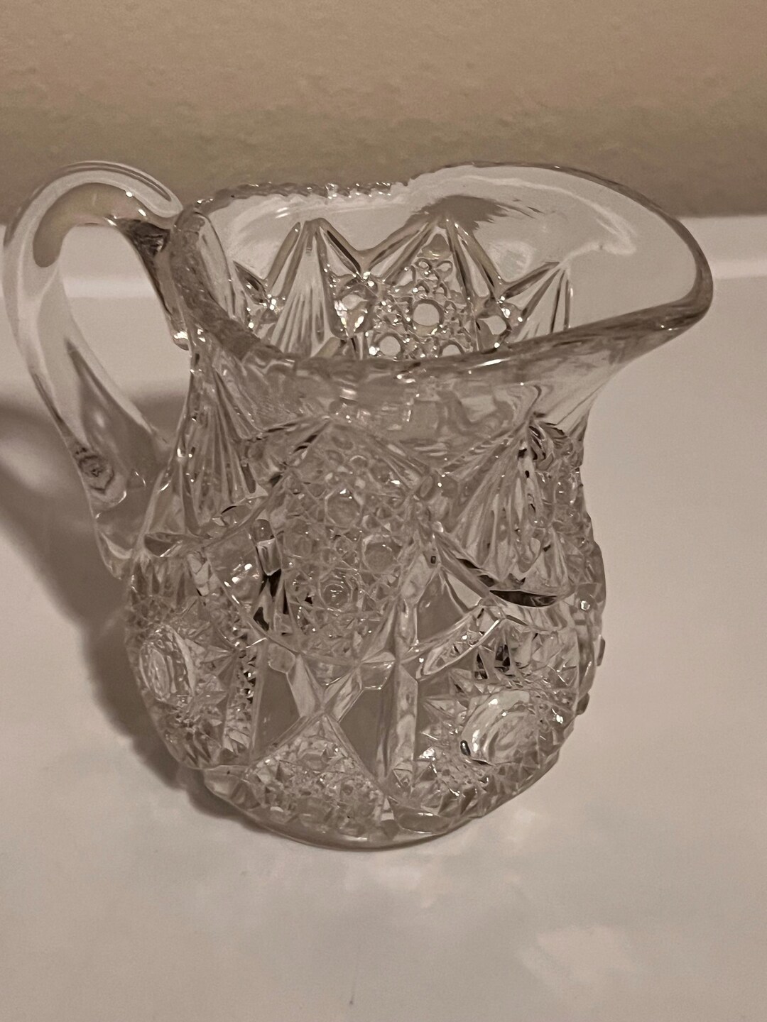Crystal Creamer Pitcher - Etsy