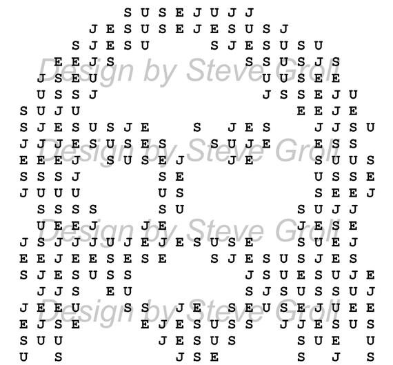 Jesus Word Search Design PNG Digital Download to Use on - Etsy