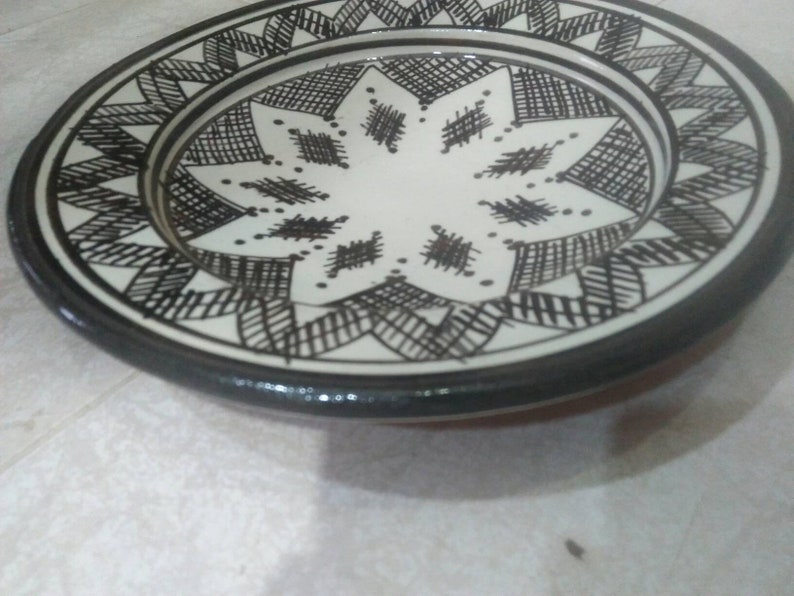 Home & Living Moroccan dish made with traditional art Moroccan plate ...