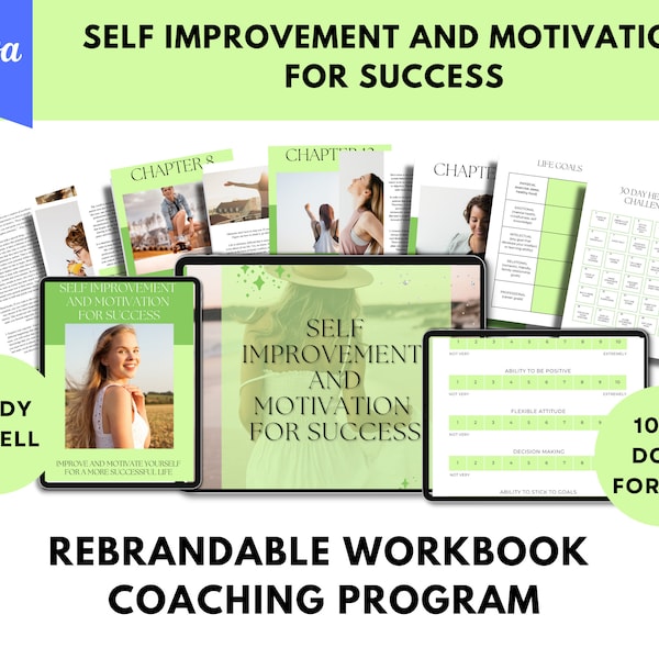 Self Improvement Template - Etsy