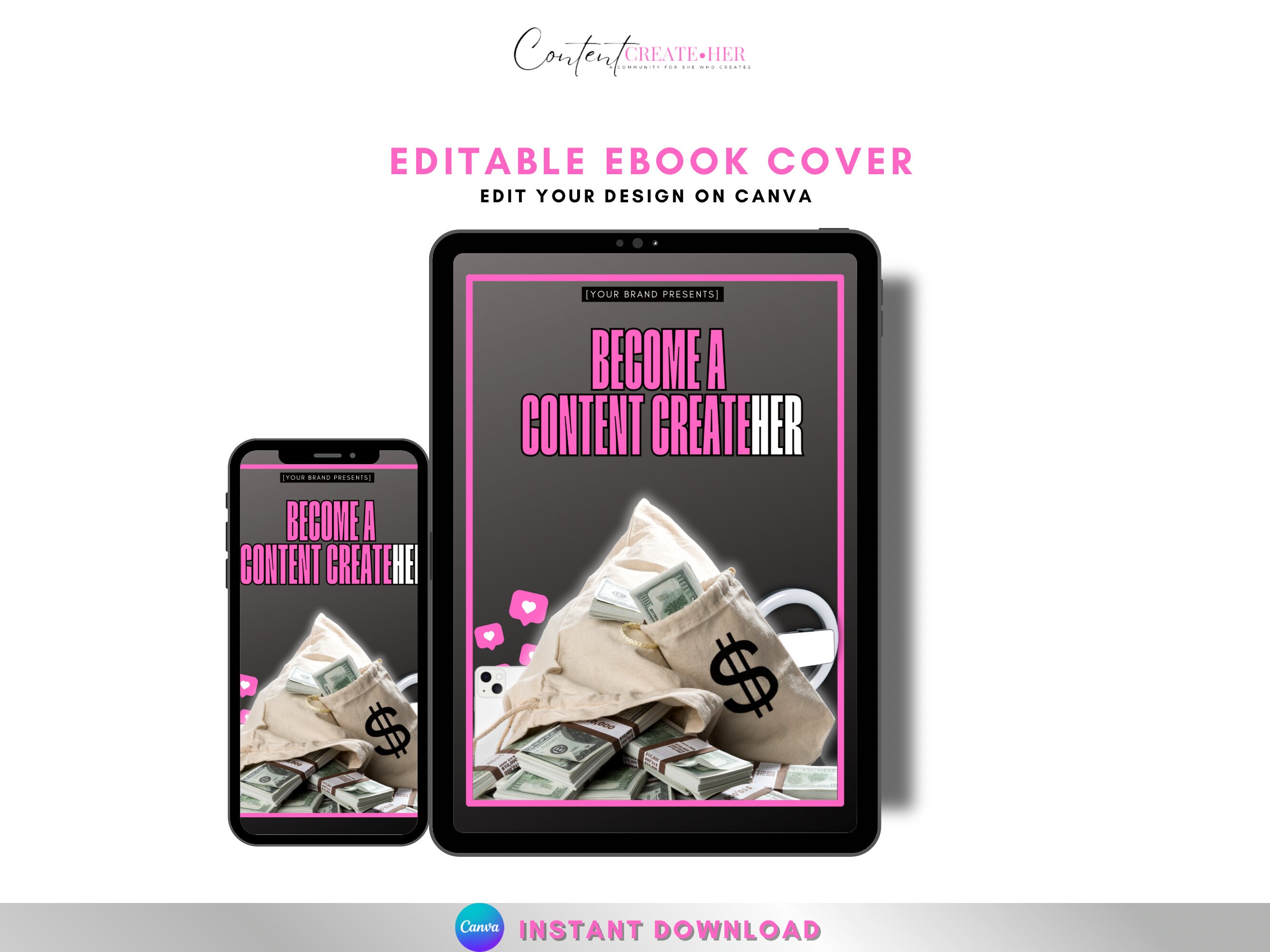 Editable Ebook Cover Bundle: DIY Canva Templates (digital Download) - Etsy