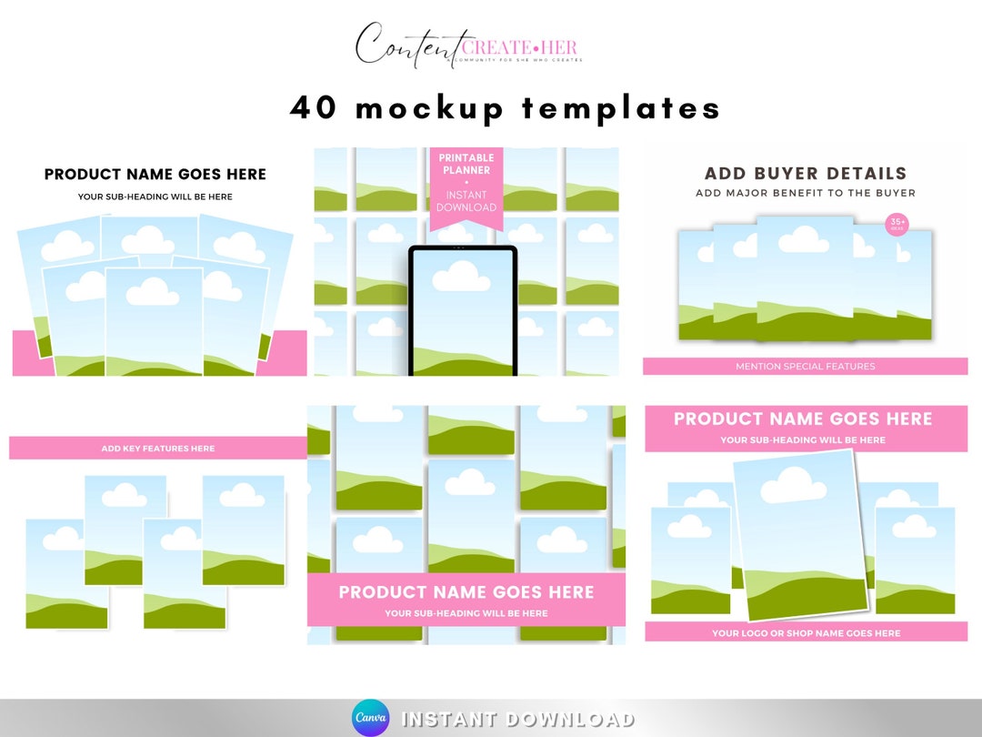 40 Mockup Templates, Mockup Templates, Ebook Mockup, Mockup, Template ...