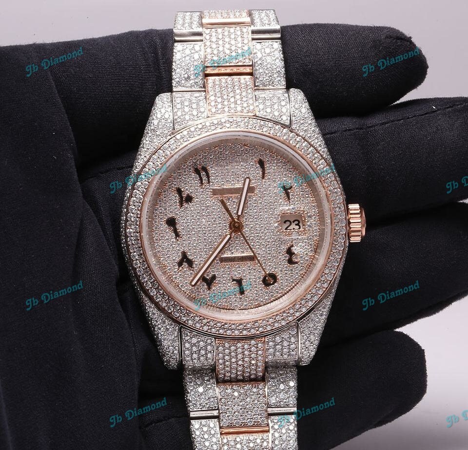 Iced Out Cz Watch - Etsy Iced Out Cz Watch - Etsy