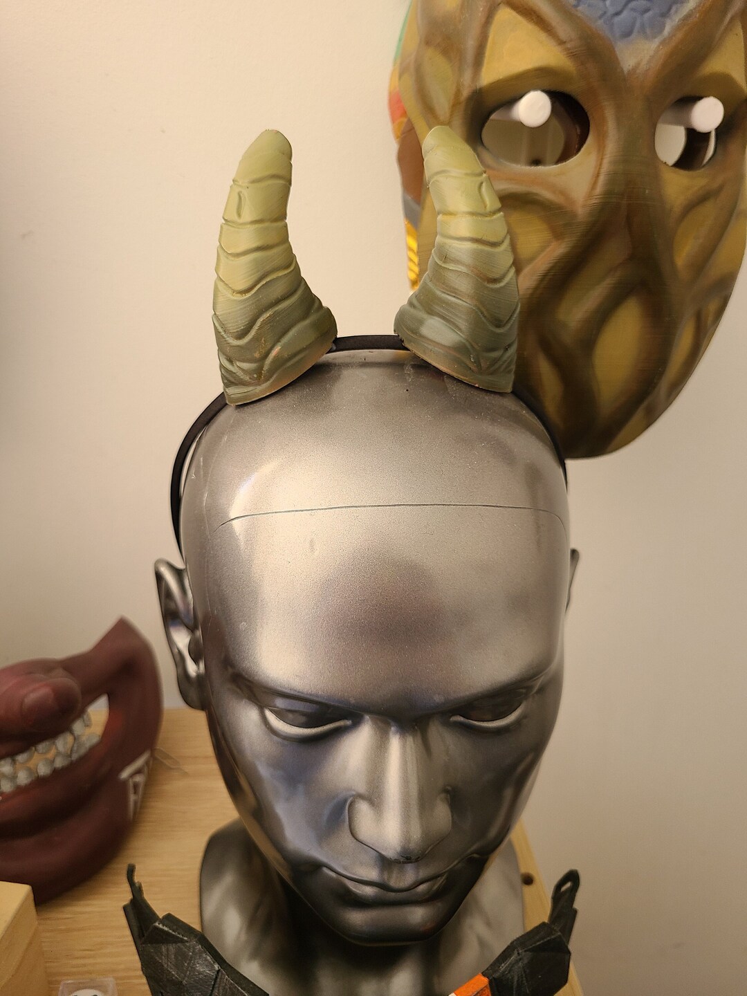 Satyr Horn Headband With Horn Costume Cosplay Etsy