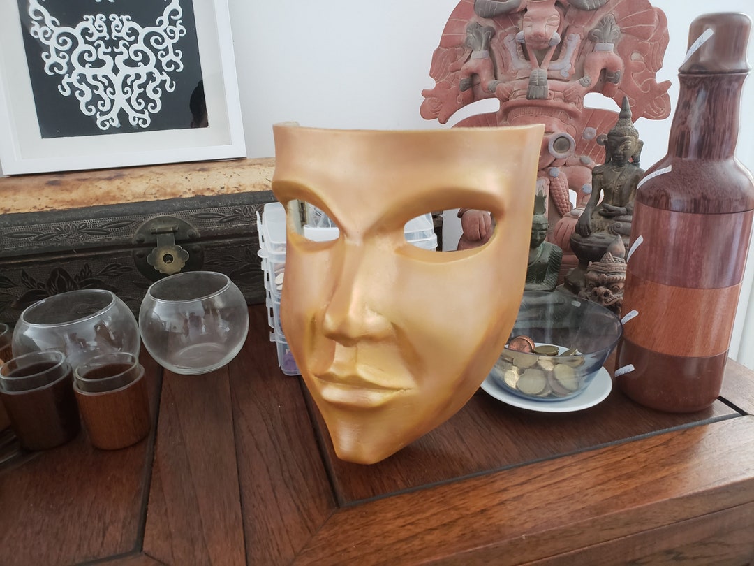 Goddess Mask, Greek Statue Mask, Gold Mask - Etsy