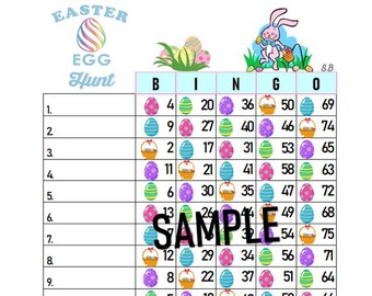 75 Straight Bingo Board | Etsy