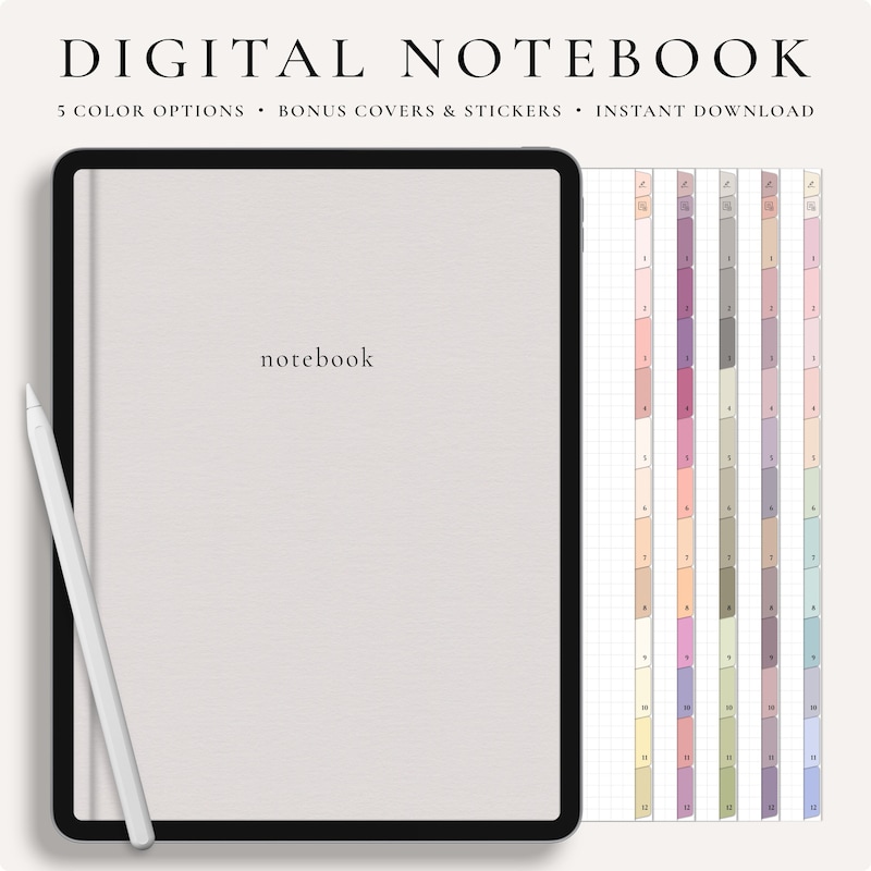 Digital Notebook - Etsy