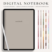 Digital Note Papers Template With Tabs, Pastel Cornell Notes, Student ...