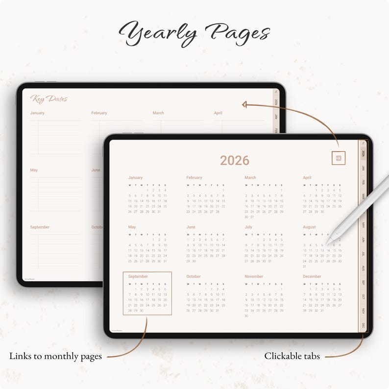 Minimalist Digital Planner 2026: Weekly & Monthly (digital Download) - Etsy