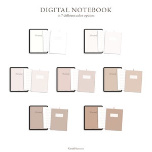 Digital Notebook Goodnotes Notebook Notebooks With Tabs - Etsy