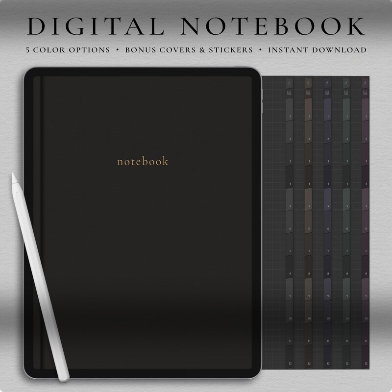 Digital Notebook - Etsy