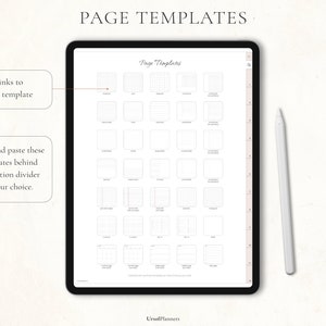 Digital Notebook Goodnotes Notebook Notebook With 12 Tabs - Etsy